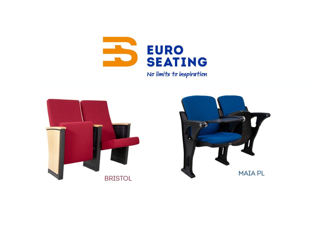 Two design proposals for auditorium - Euro Seating seats